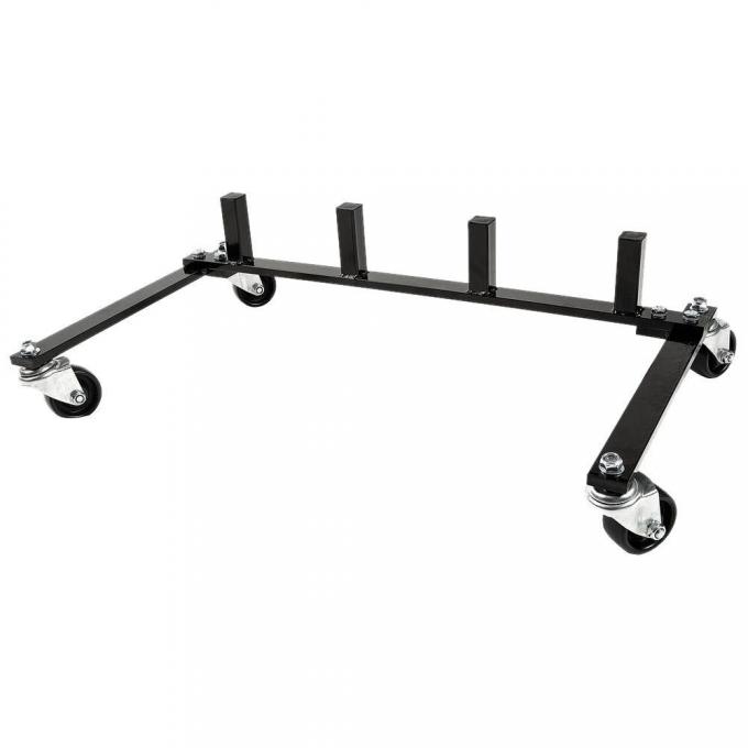 Empat Roda Pemosisian Kendaraan Hidraulik 200 Lbs Dolly